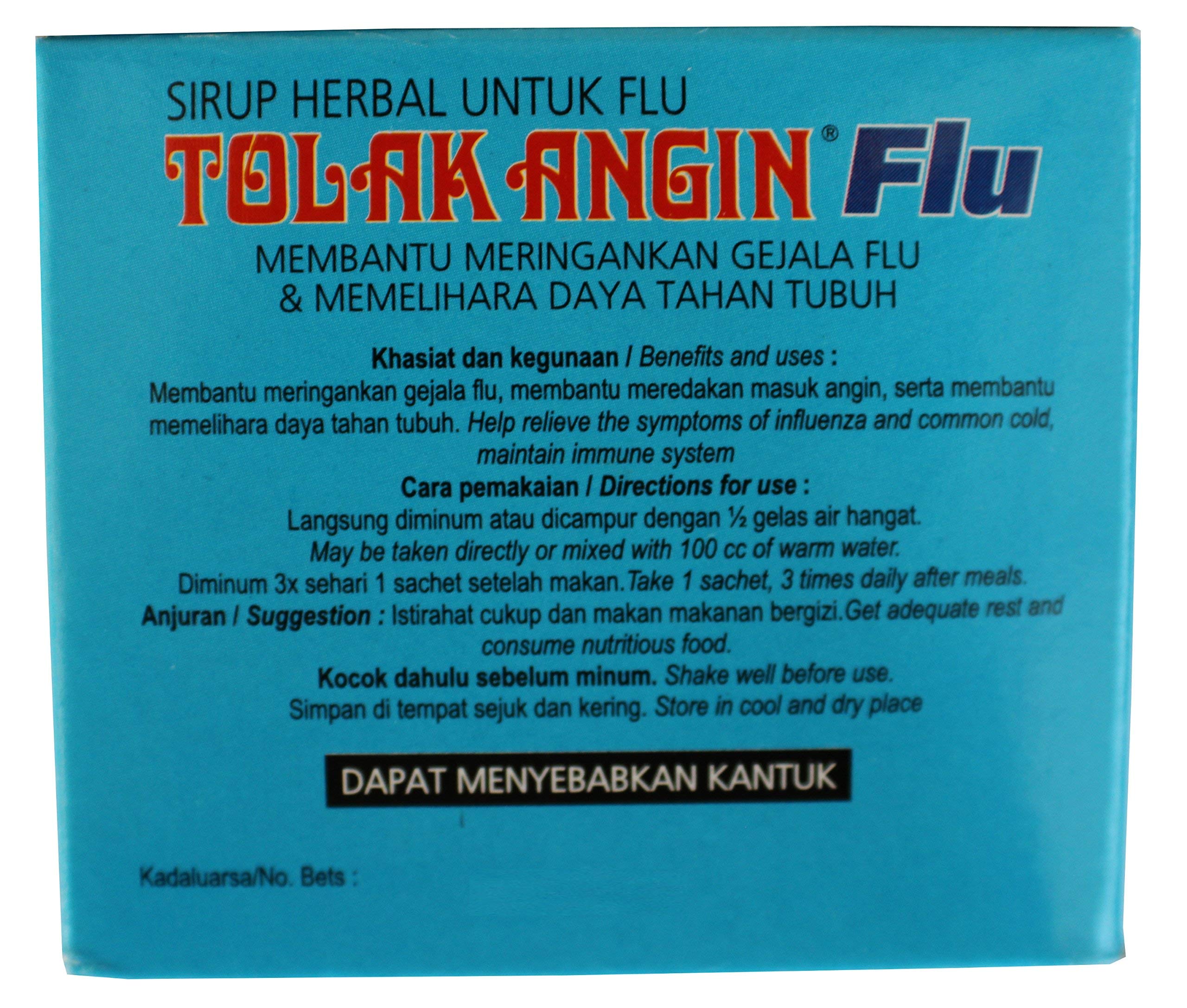 Mua Tolak Angin Flu - Indonesian Herbal Syrup for Cold Treatment 12 ...