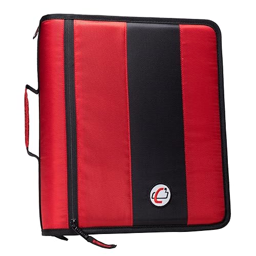 Case-it Open Tab Velcro Closure 2-Inch Binder with Tab File, Purple, S ...