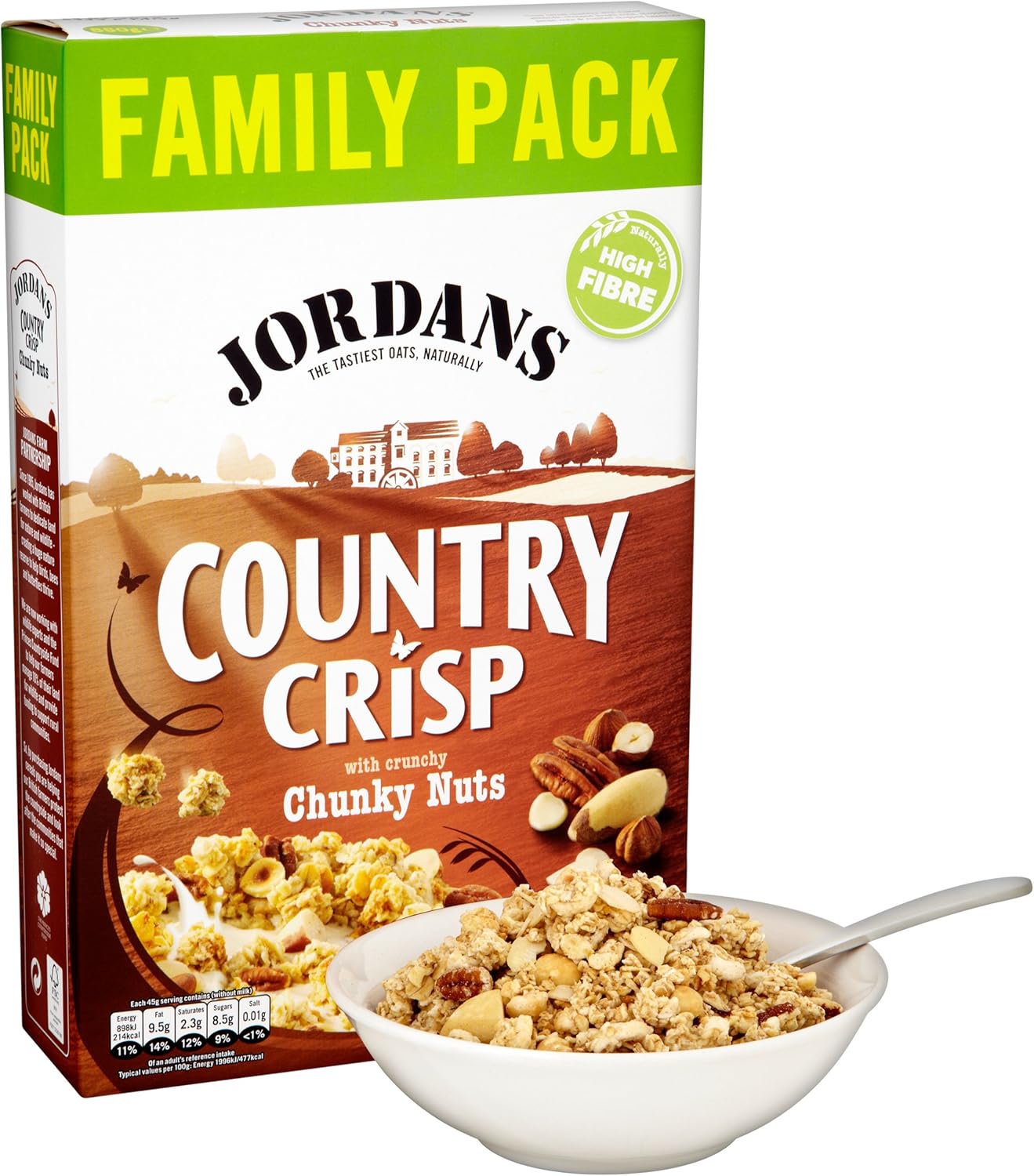 Jordans Country Crisp with Crunchy Chunky Nuts, 850 g: Amazon.co.uk ...