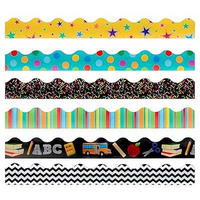 Juvale Classroom Bulletin Board Borders 6 Pack, 6 Philippines | Ubuy