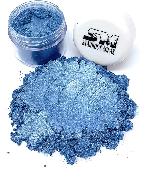 Amazon.com: Light Blue Mica Pearls for Resin, Mineral Mica Powder for ...