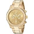 Amazon.com: Invicta Men's 1270 Specialty Chronograph Gold Dial 18k Gold ...