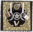 Amazon.com: Deluxe Wiccan Altar Supply Kit Featuring Pentagram Altar ...