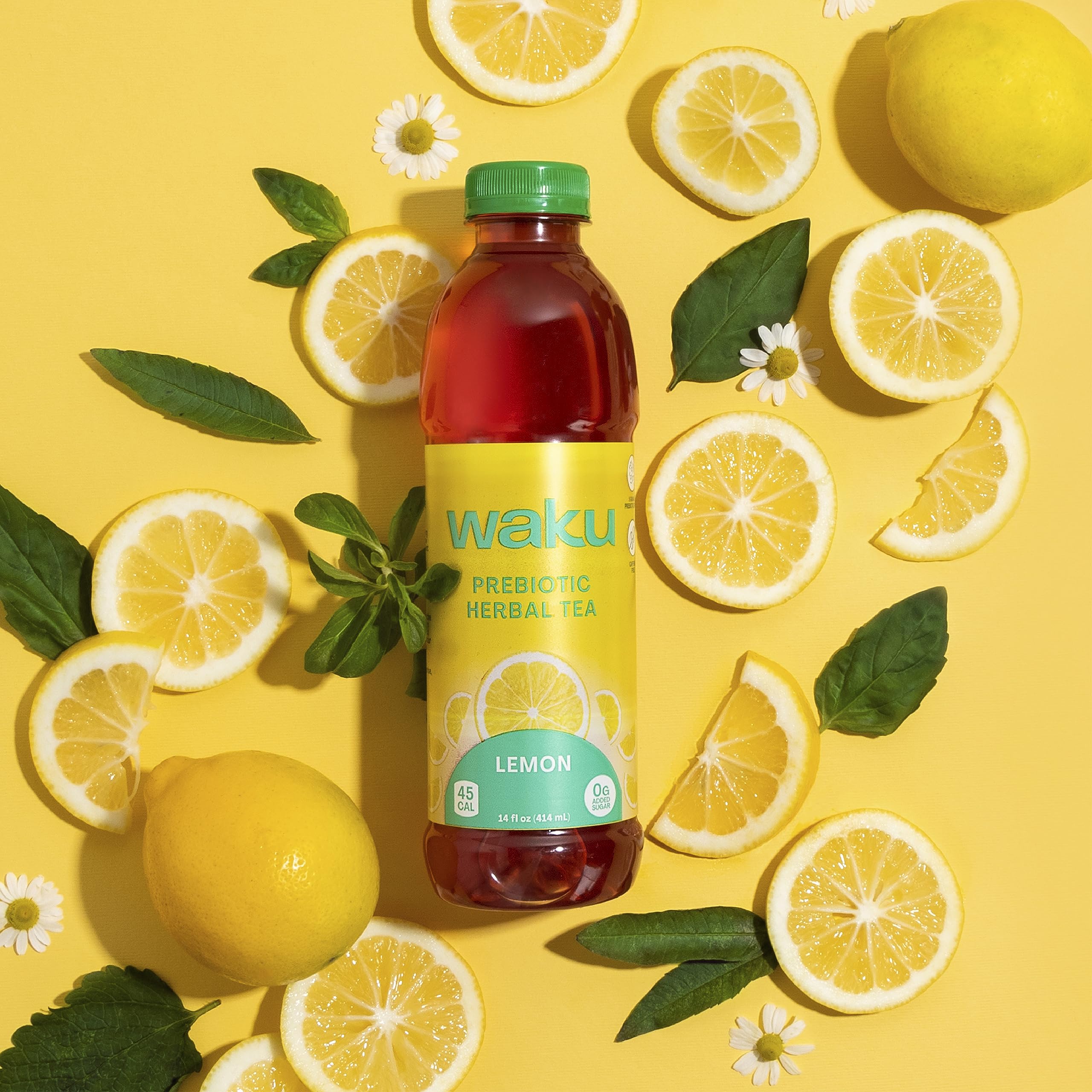 Mua Waku Prebiotic Herbal Iced Tea | Lemon | Keto, Zero Sugar, Caffeine ...