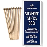 SILVERIN Silver Nitrate Caustic Sticks 10pcs. 4,5" rigid : Amazon.ca: Home
