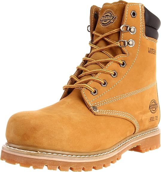 Amazon.com | Dickies Men's Raider 8" Steel-Toed Work Boot | Industrial ...