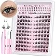 Amazon.com: ALICE Wispy Lash Clusters Kit Natural Eyelash Clusters Kit ...