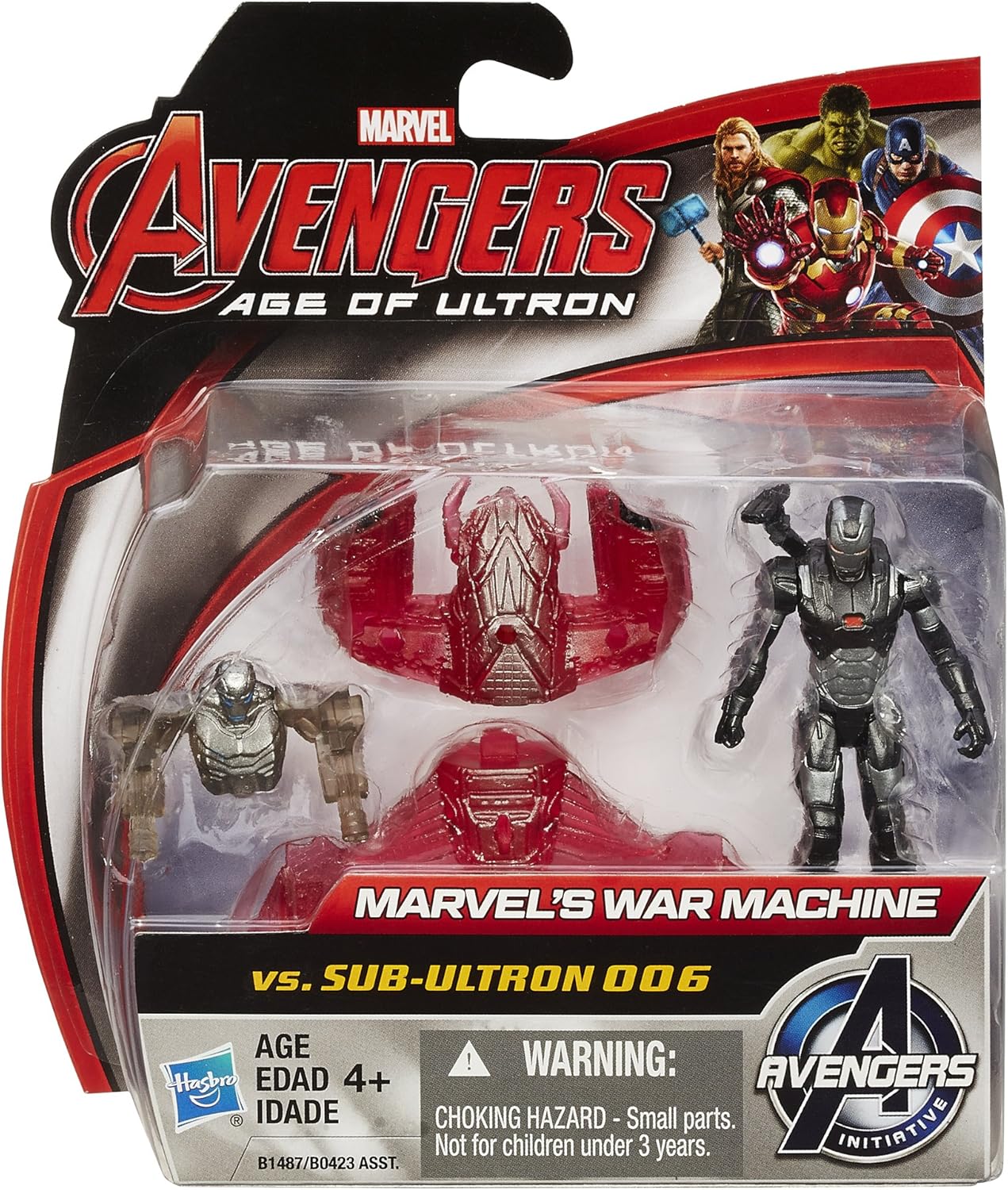 Hasbro Marvel Avengers Age of Ultron War Machine vs Sub-Ultron 006 ...