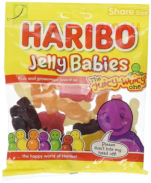 Haribo Jelly Babies Sweets, 140 g: Amazon.co.uk: Prime Pantry