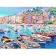 Amazon.com: Ceaco - The Riviera - 500 Piece Jigsaw Puzzle : Toys & Games