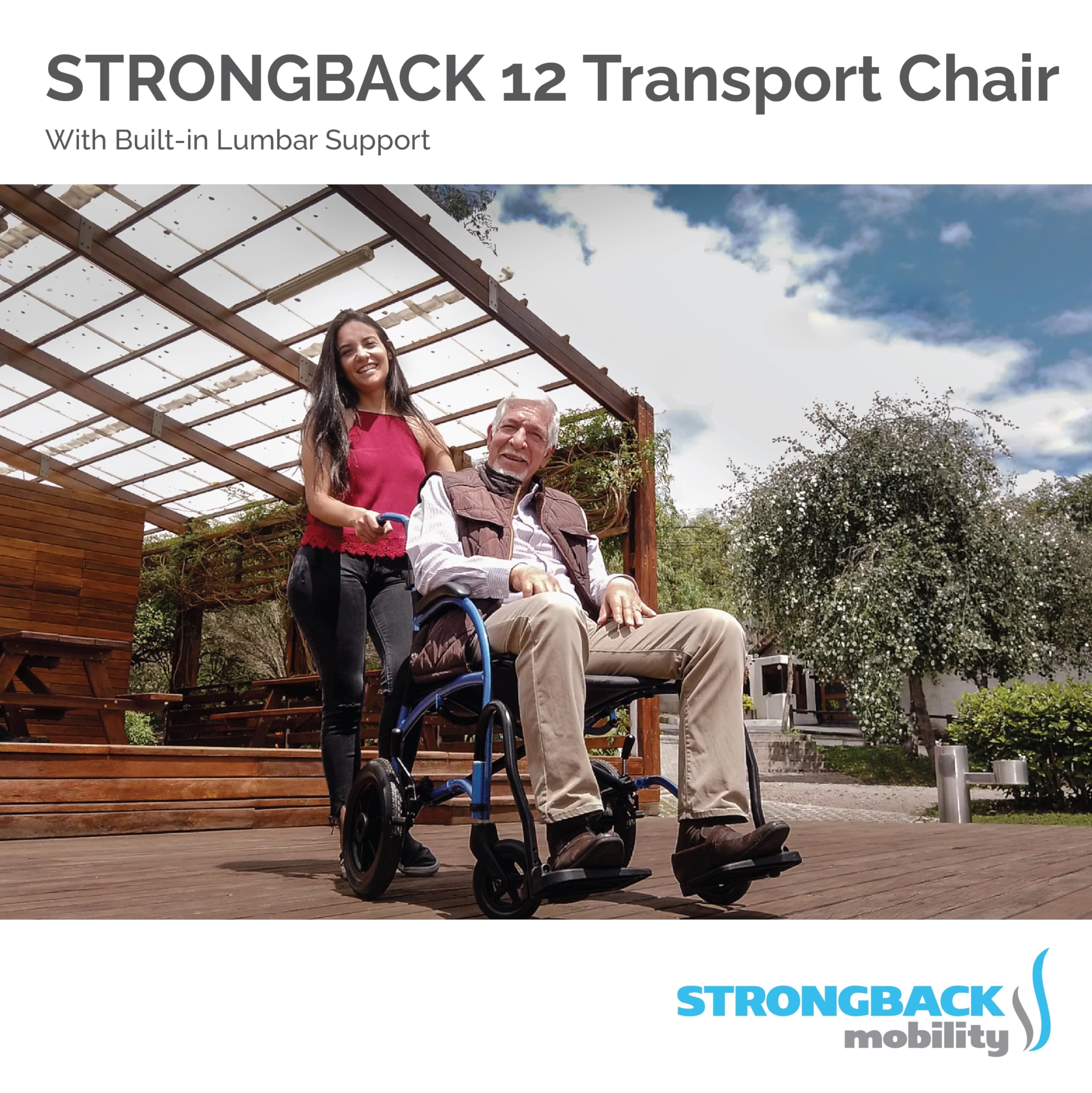 Mua Strongback Mobility Excursion 12 Lightweight Folding Wheelchair for ...