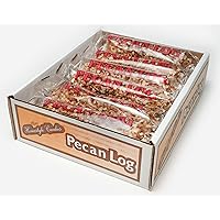 Amazon.com: Crown Candy Pecan Logs - 12 Individually Wrapped 2.5oz ...
