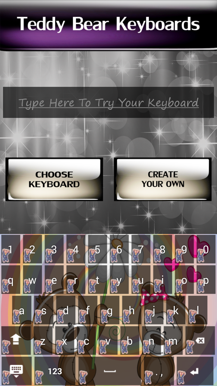 Teddy Bear Keyboards:Amazon.co.uk:Appstore for Android