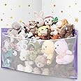 Amazon.com: ANROYE Large Corner Stuffed Animal Storage, Kids Plushies ...