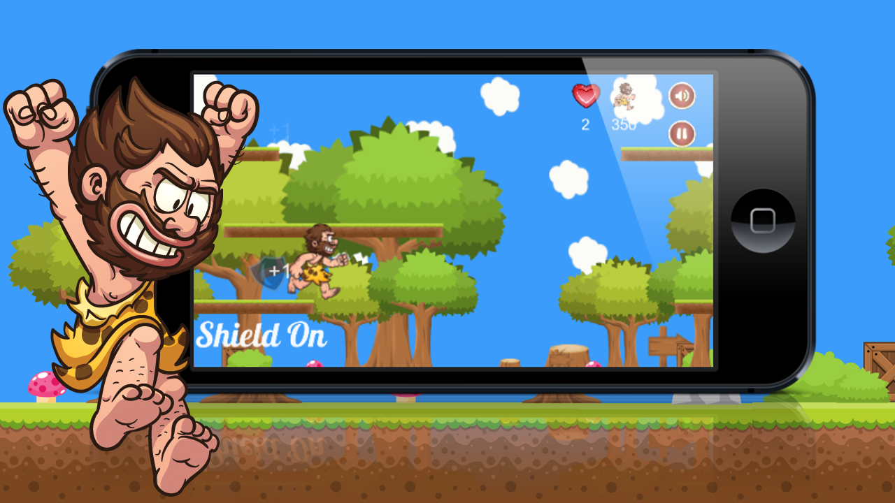 Caveman Run - A super prehistoric run and jump adventure of mario the ...