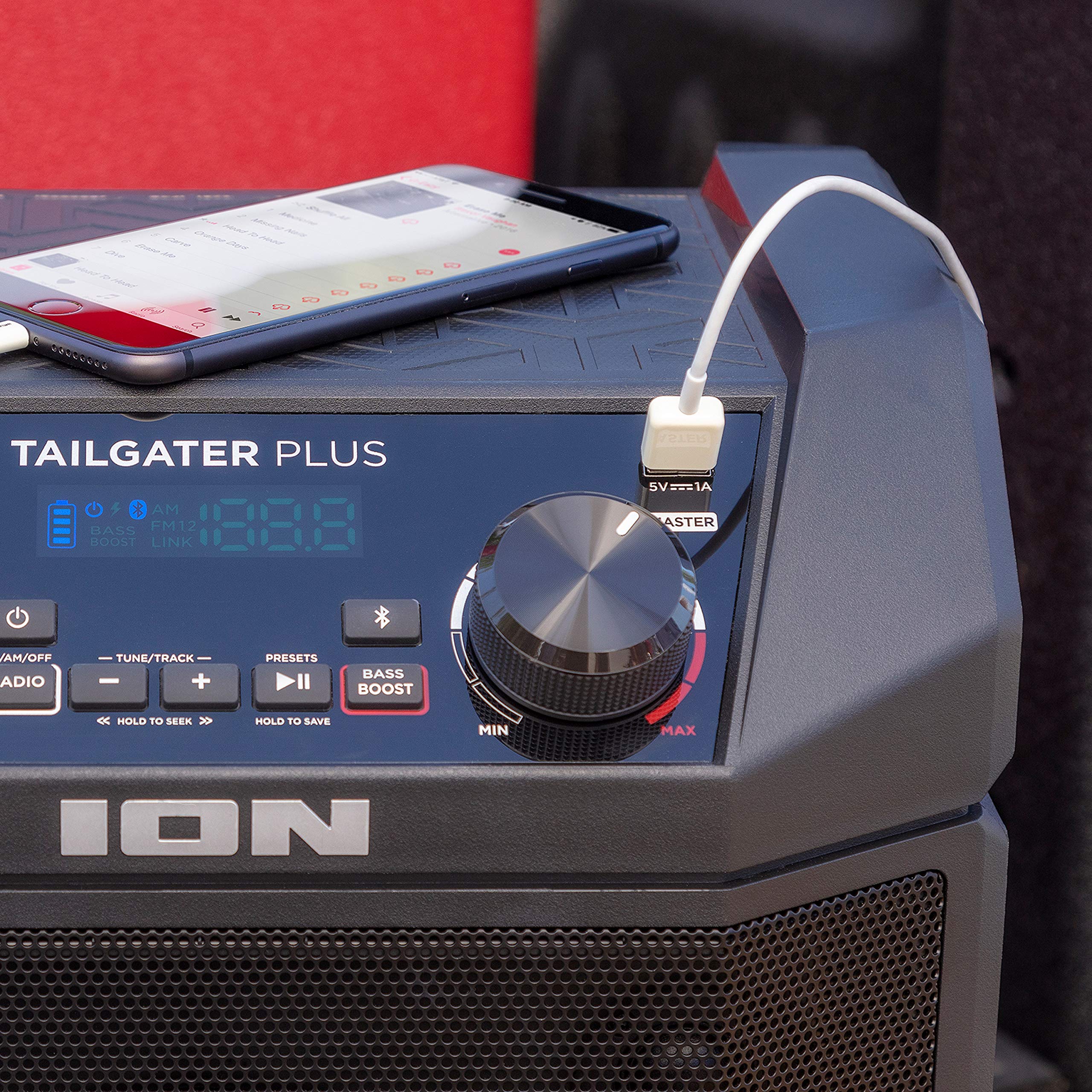 ION Audio Tailgater Plus | Wireless Rechargeable 50-Watt Portable ...