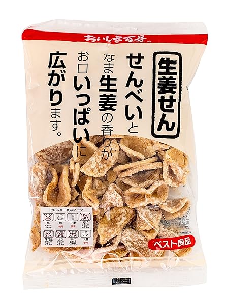Amazon.com: Hyakkei Shoga Senbei Ginger Thin Cookies, 3.87 Ounce