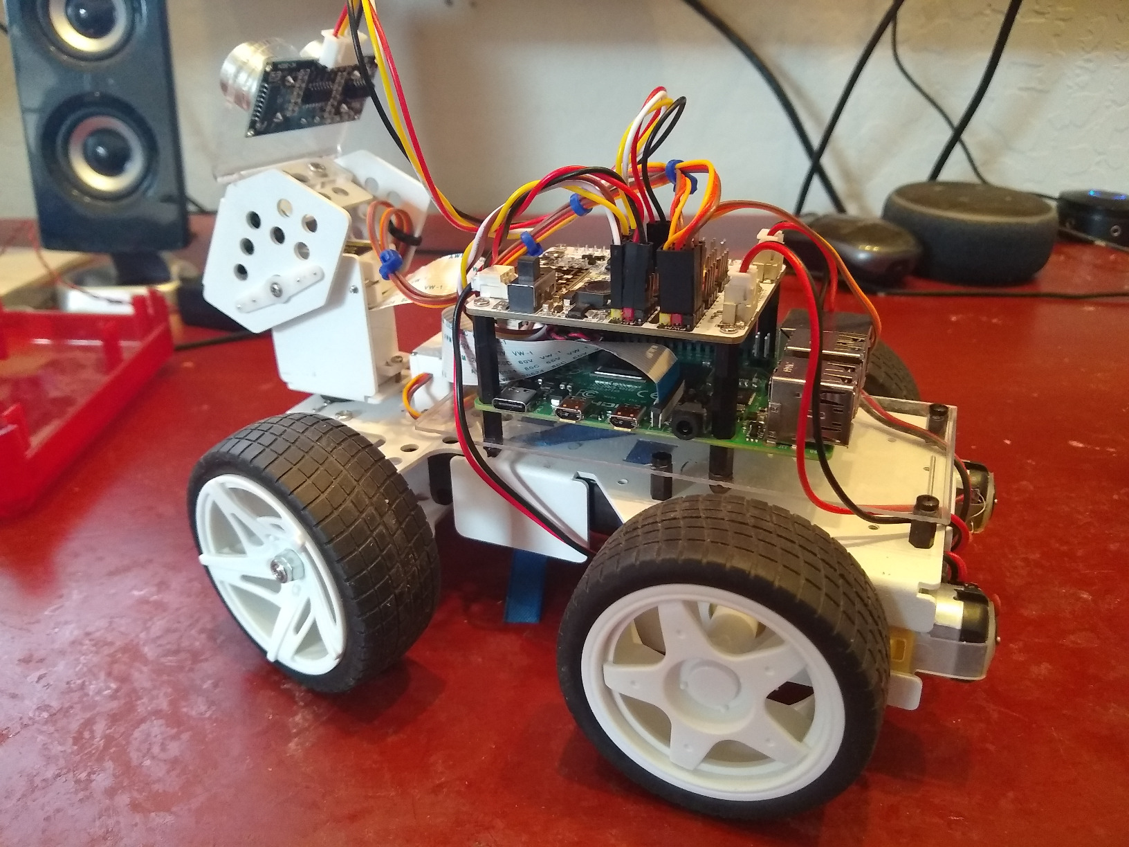 $18/mo - Finance SunFounder Raspberry Pi Smart Video Robot Car Kit for ...