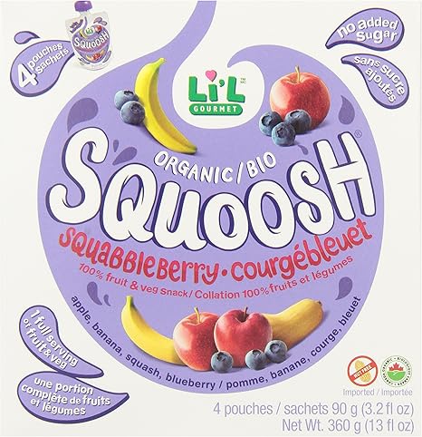 Kids Gourmet Kids Gourmet Squabbleberry, 6-Pack: Amazon.ca: Grocery