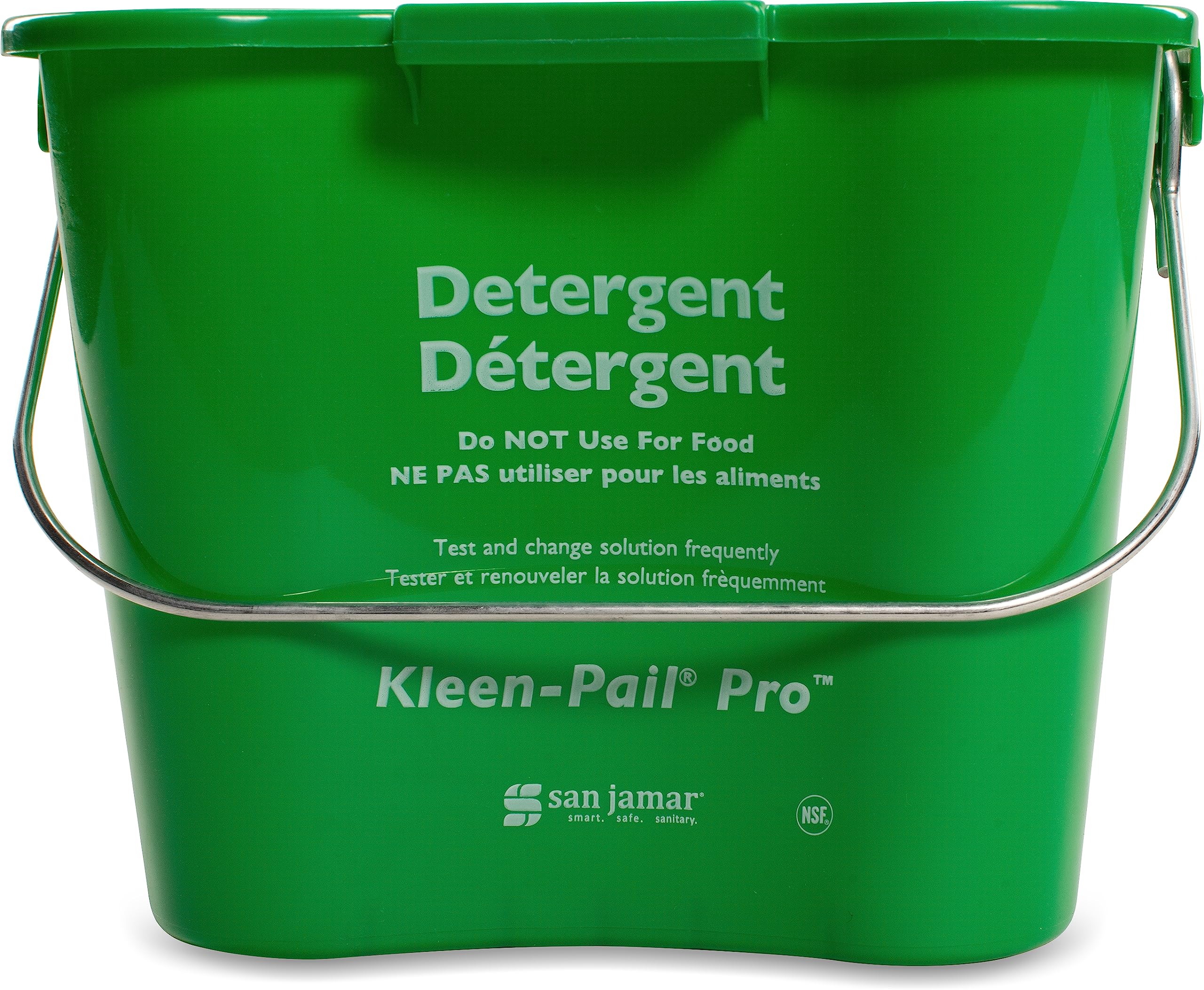 San Jamar Kleen-Pail Pro Detergent Pail, Cleaning Bucket with Bail ...