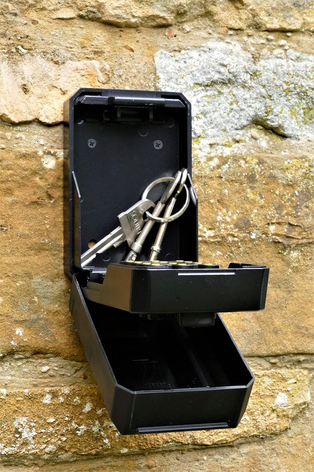 Squire Key Safe Box – Push Button Code Lock (Key Keep2) – Wall Mounted ...