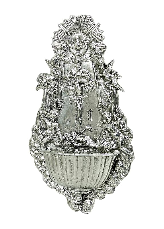 holy water font fountain lourdes stoup vatican container catholics made ...