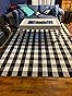 Amazon.com: Buffalo Plaid Rug 4' x 6' Buffalo Check Rug Cotton Woven ...