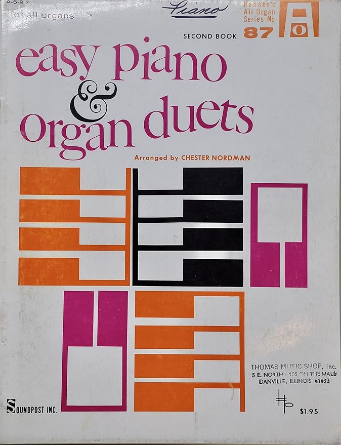 1964 Easy Piano Organ Duets Series No 87 At Amazon s 1964-easy-piano-organ-duets-series-no-87-at-amazon-s
