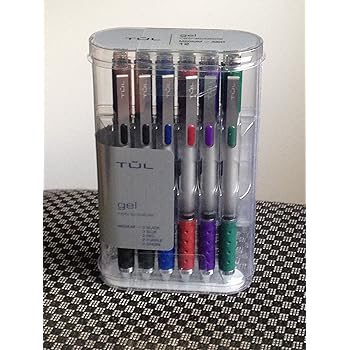 Amazon.com : TUL Retractable Gel Pens 0.7 mm Medium Point, Assorted 12 ...