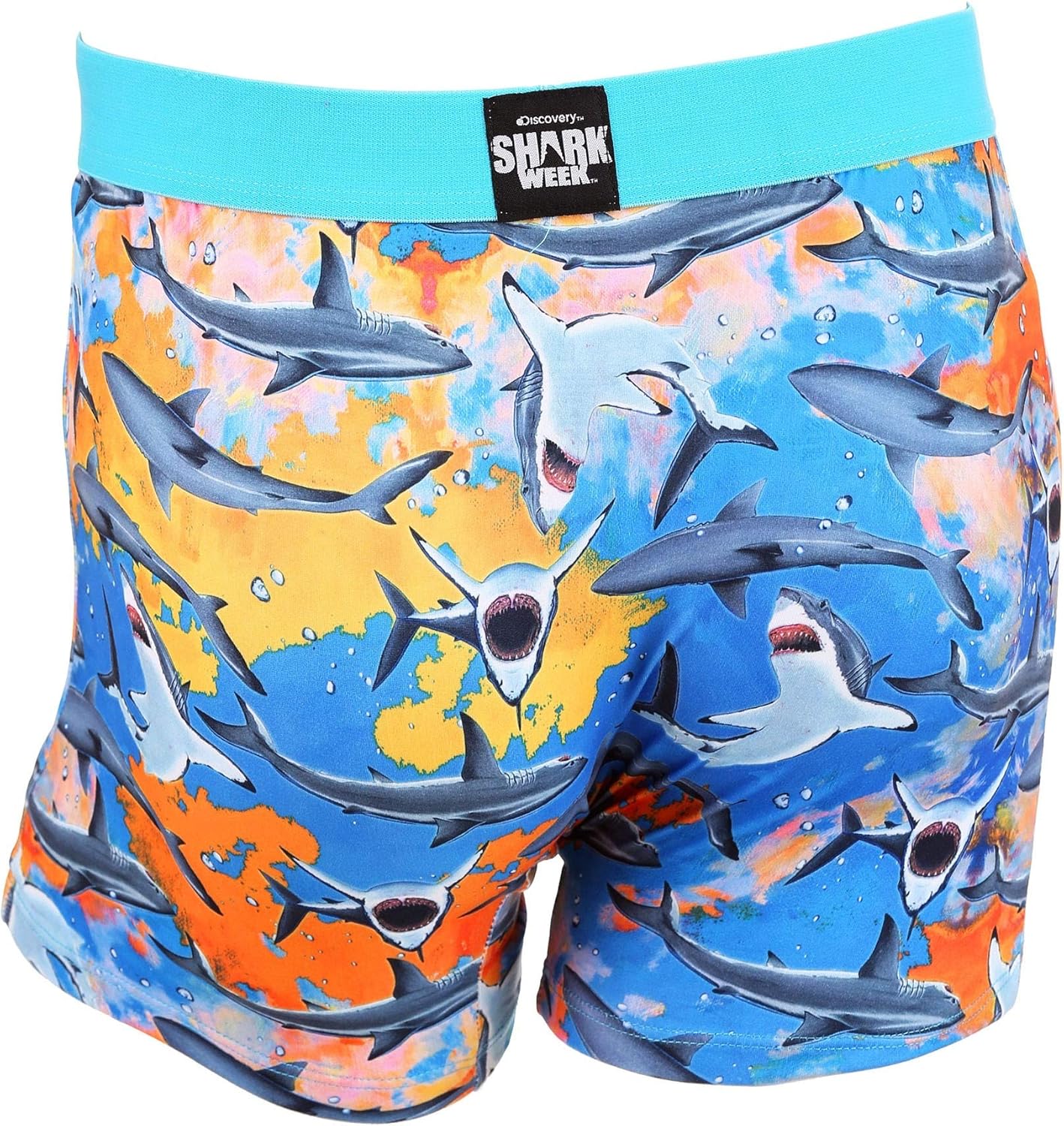 Mens Shark Week Great White Shark Novelty Underwear Boxer Briefs Men ...