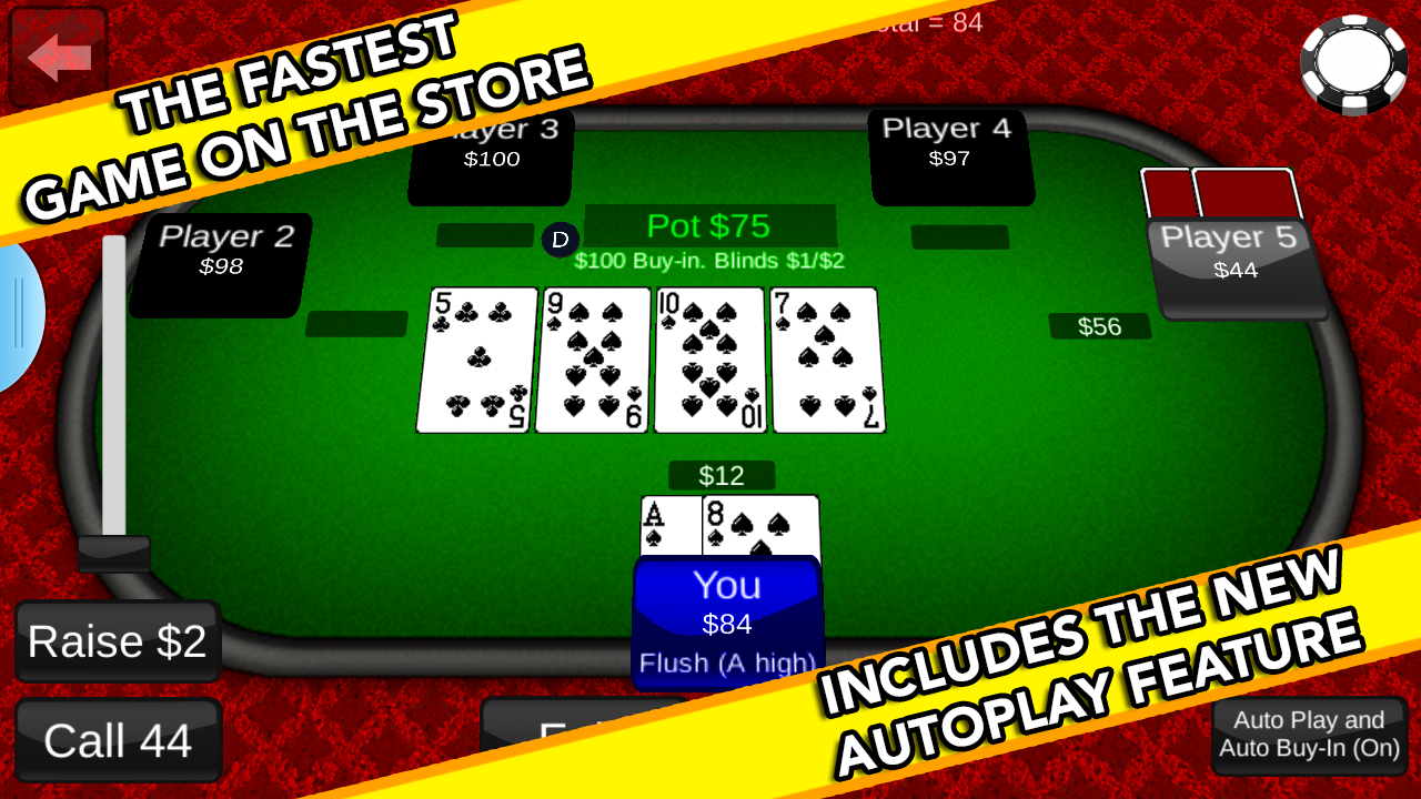 VarX Poker - Fast Offline Texas Holdem (with Auto Play):Amazon.com ...