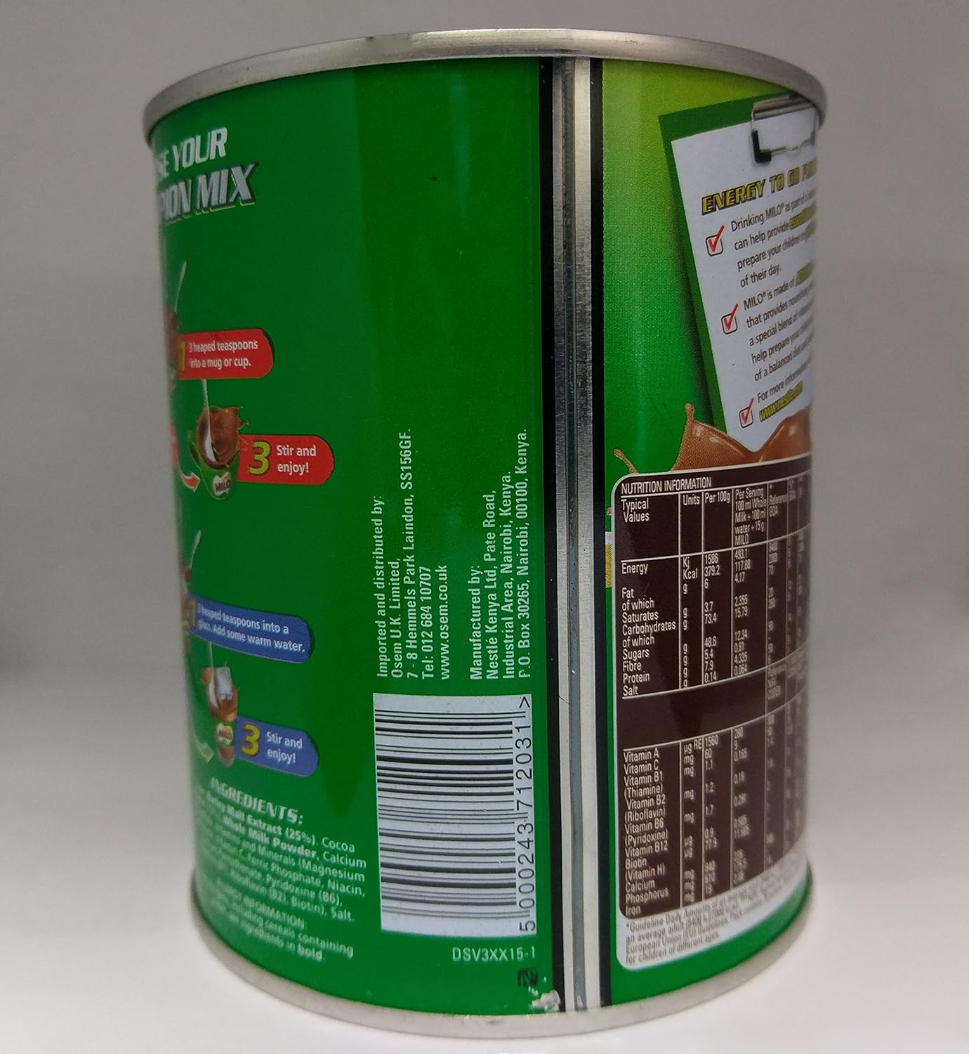 Milo Drink Nutrition Facts | Besto Blog
