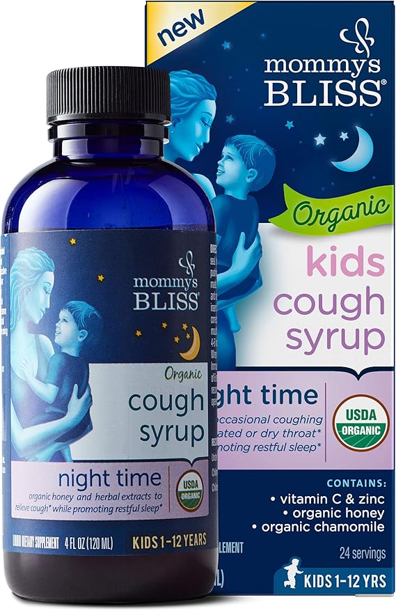 Amazon.com: Mommy's Bliss - Organic Kids Cough Syrup Night Time - 4 FL ...