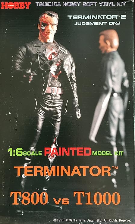 Terminator 2. T800 vs T1000 vinyl model kit.: Amazon.co.uk: Toys & Games
