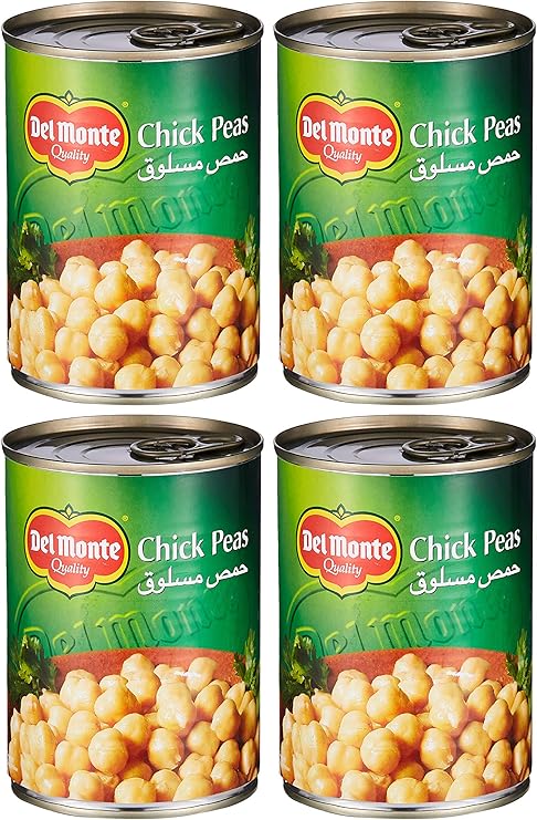 Del Monte Canned Chick Peas, 400 gms- (Pack of 4): Buy Online at Best ...