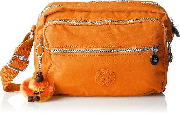 Kipling Deena Women's Cross-Body Bag - Orange (Sunset Yellow), 26x19x13 ...