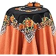 Amazon.com: Collections Etc Halloween Pumpkins Table Runner/Topper ...