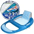 Kelsyus Premium Floating Lounger with Fast Inflation, Inflatable ...