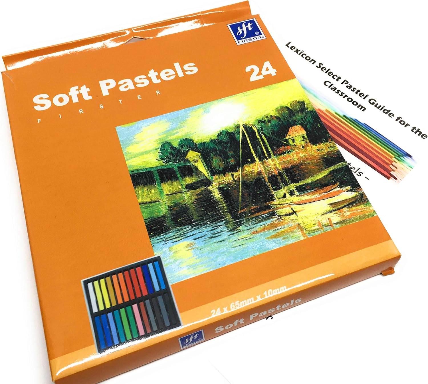 Set of 24 Soft Pastels with Ideas for Use Leaflet – BigaMart