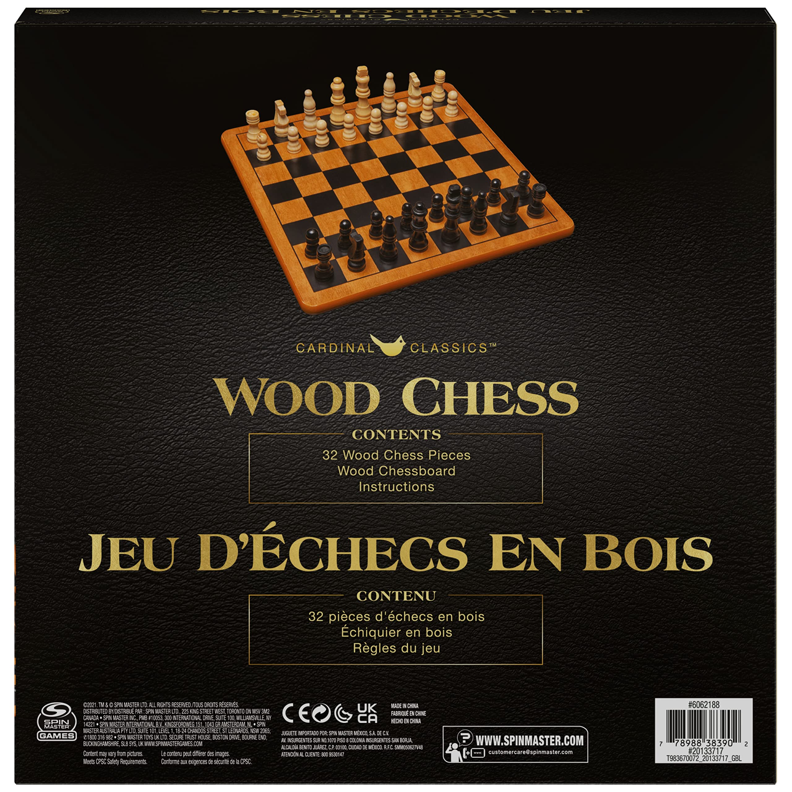 Mua Spin Master Games Cardinal Classics - Wood Chess Set - Classic ...