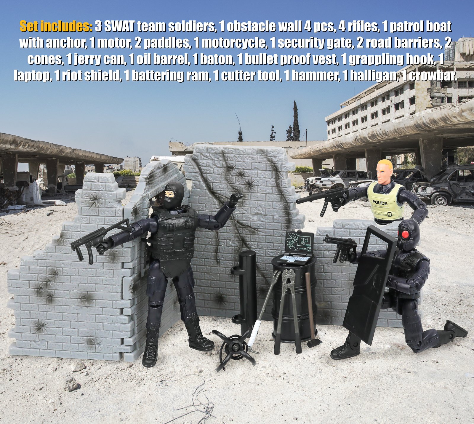 Mua Click N' Play Army Action Figures & Click N Play Military Police ...