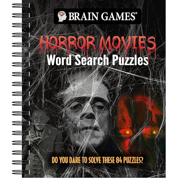 Horror Flick Staple Crossword Horror Film Crossword Puzzles Book: