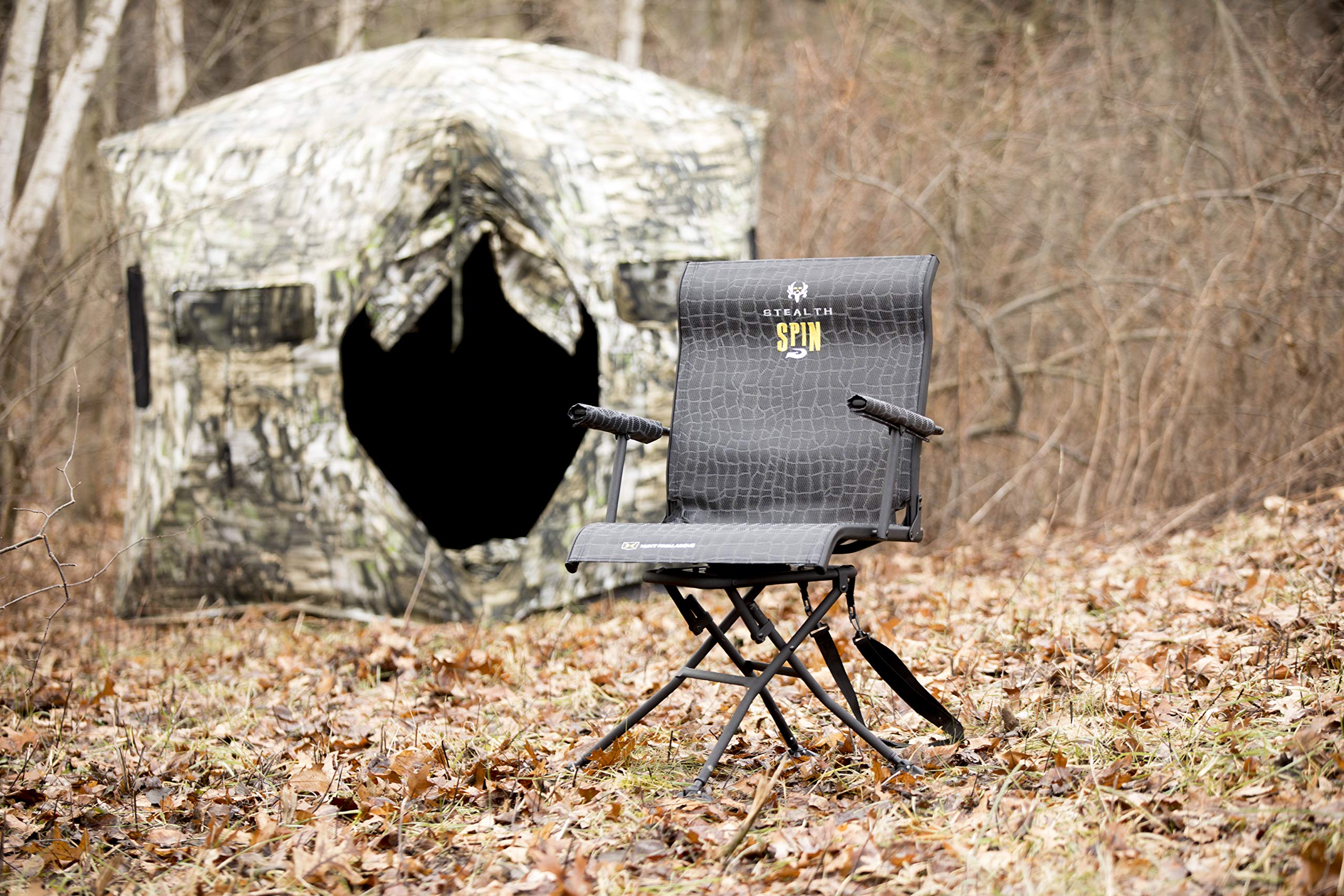 Hawk Stealth Spin Chair - Silent, Comfortable, Swiveling, Portable ...