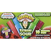 Amazon.com: Warheads Extreme Sour 10 Freezer Pops (Pack of 3) : Grocery ...