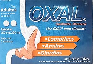 Oxal Antihelmínticos, 2 Tabletas: Amazon.com.mx: Salud y Cuidado Personal