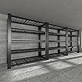 Amazon.com: Heavy Duty Garage Shelving Unit with Wire Grid Shelves, 76. ...