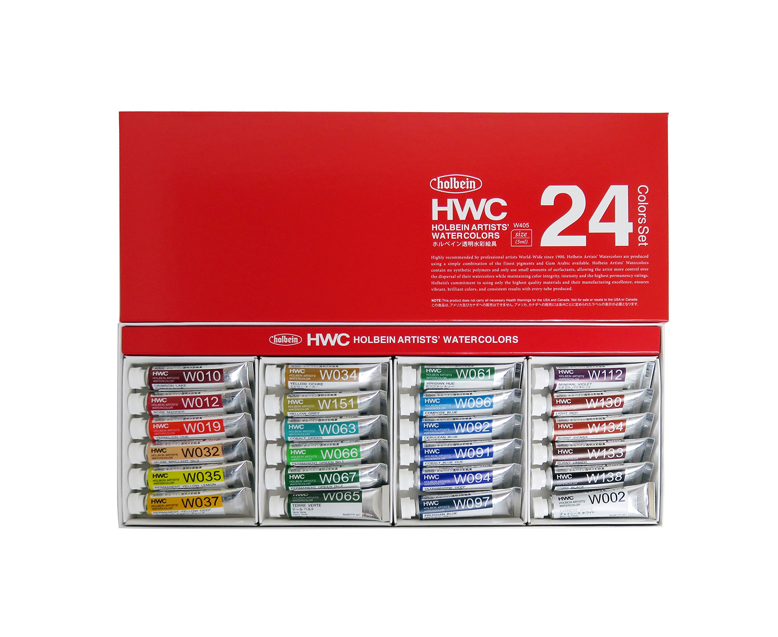 holbein-artist-s-watercolors-set-of-24-5ml-tubes-w405-buy-online-in