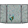 Amazon.com: Deco 79 Eclectic Metal Fireplace Screen, 48"L x 1"W x 32"H ...