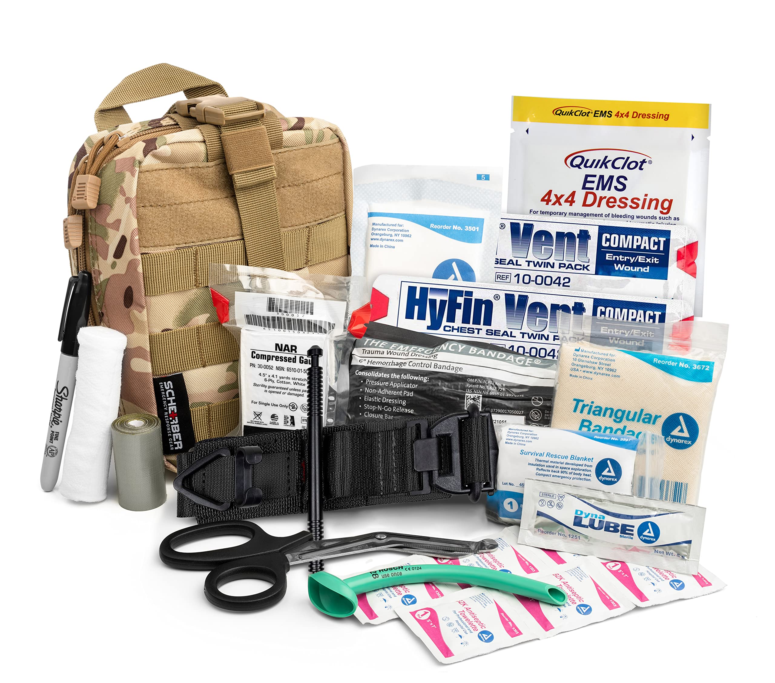 Scherber Premium IFAK Kit Trauma Pack | HSA/FSA Approved | SOF ...