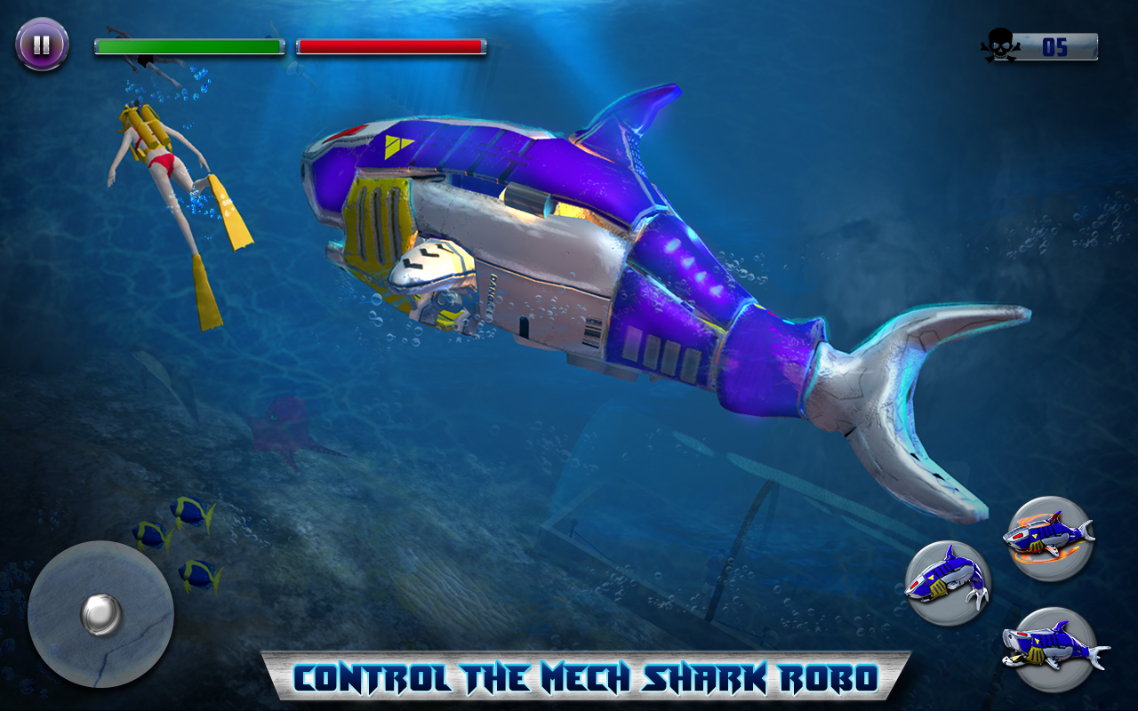 Robot Sea Shark Simulator:Amazon.com:Appstore for Android